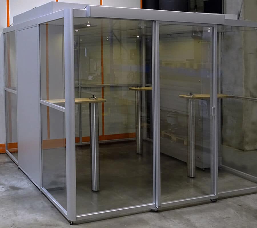 Raucherkabinen für den Innenbereich ☑️ | SmokeCorner