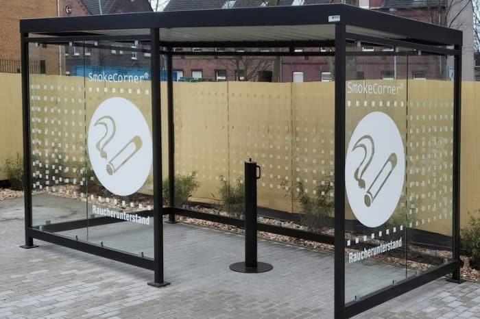 Raucherunterstand | SmokeCorner | Outdoor-Raucherkabine